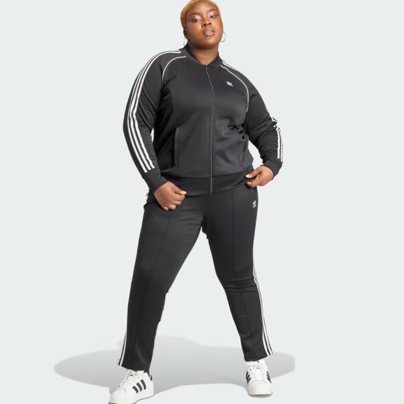 adidas | Pants & Jumpsuits | Adidas Womens Plus Size Sst Track Suit ...